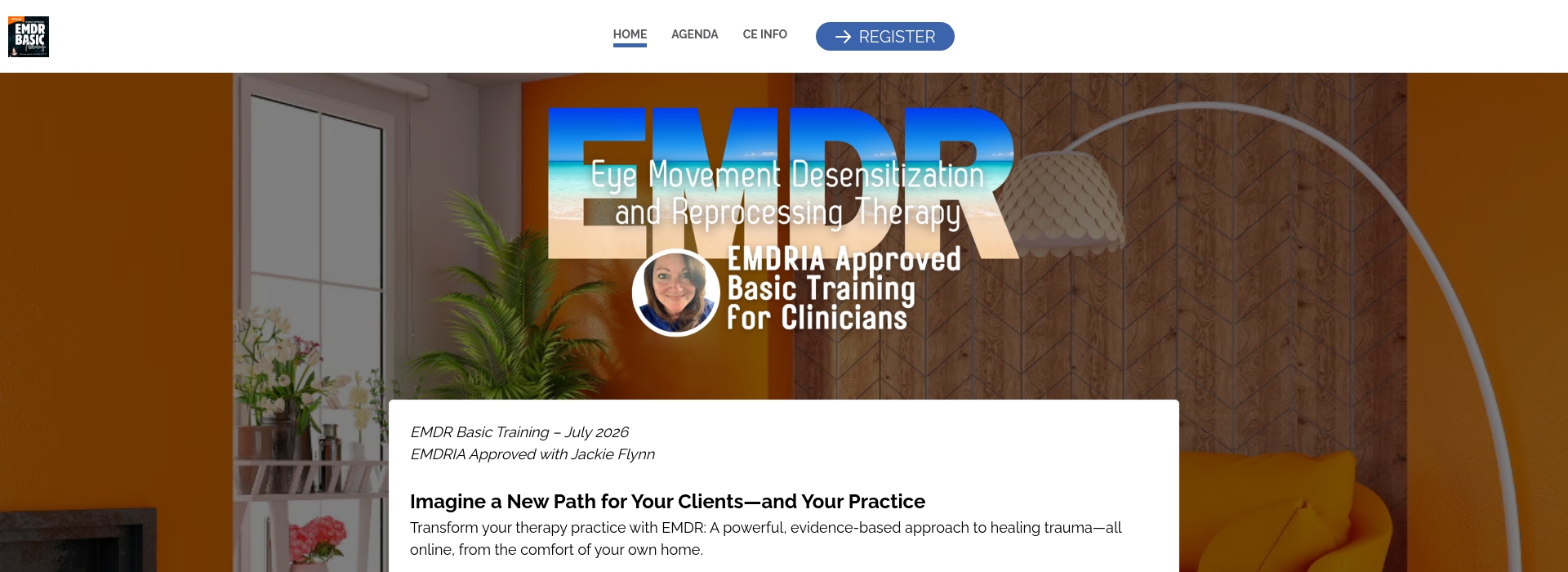 EMDR Therapy Basic Training (Virtual)