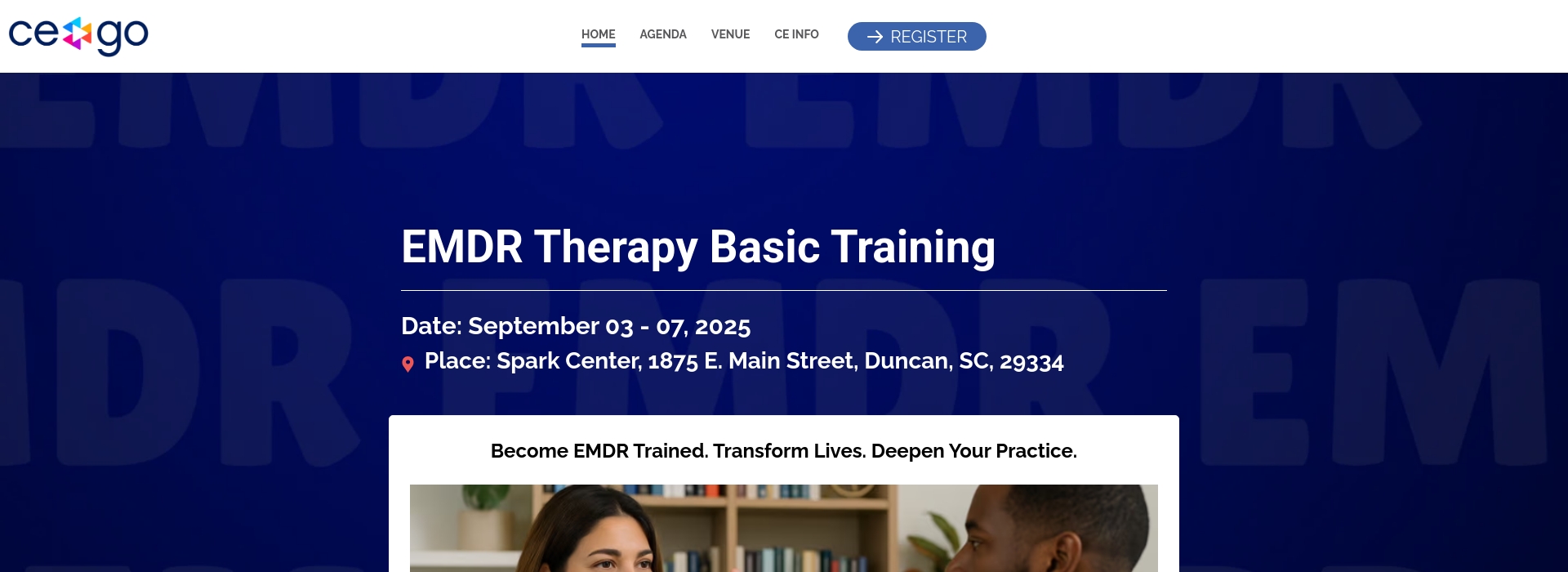 EMDR Therapy Basic Training