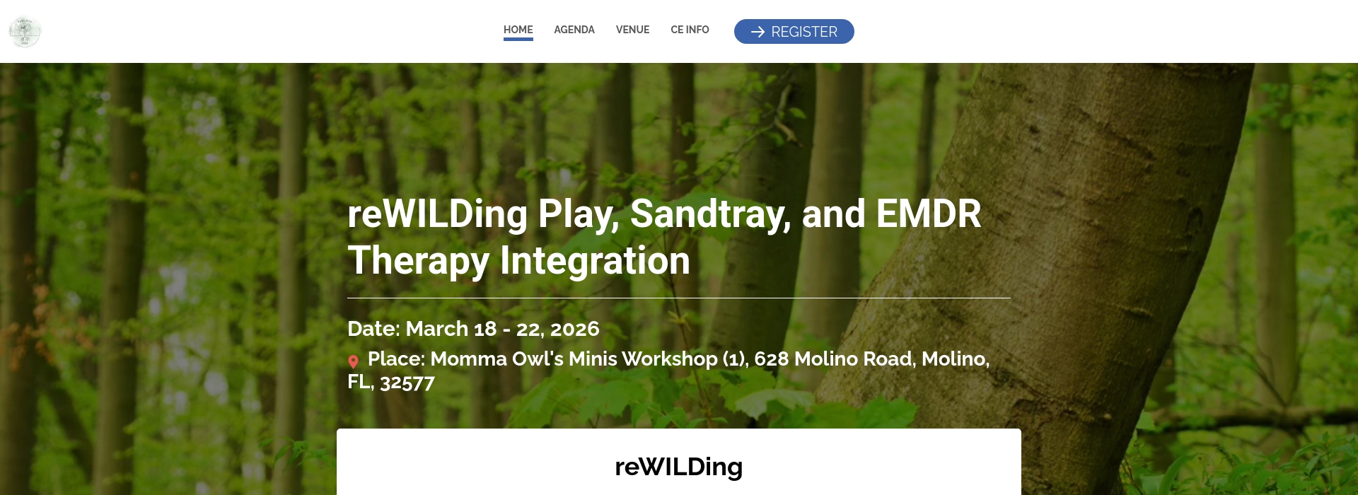 reWILDing Play, Sandtray, and EMDR Therapy Integration